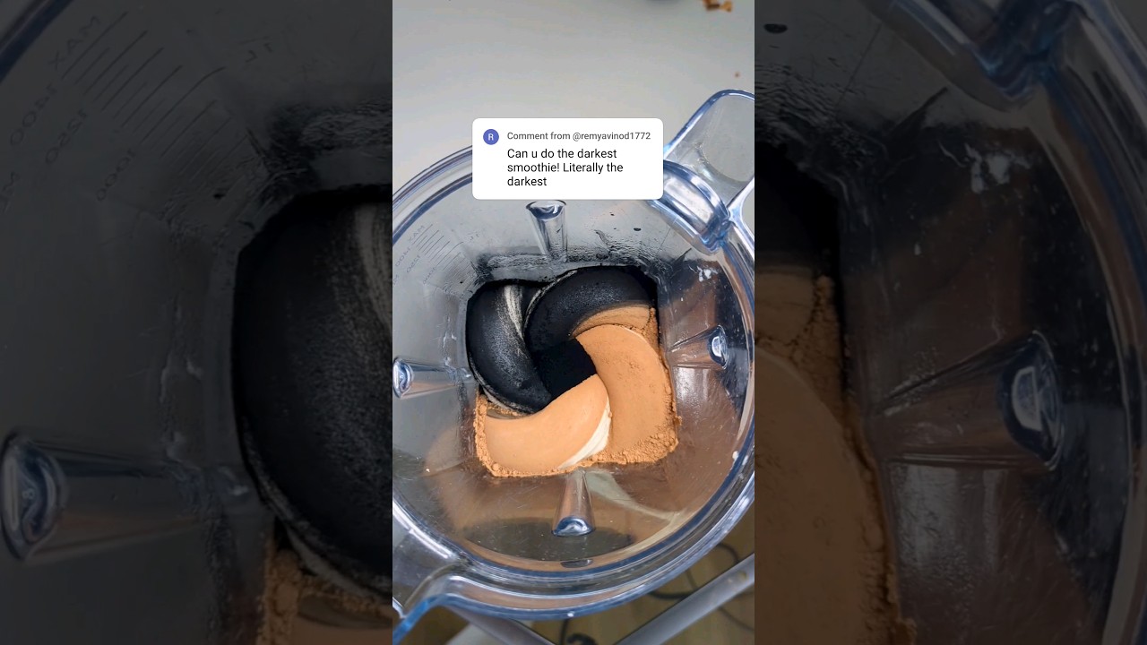 Making the darkest smoothie possible