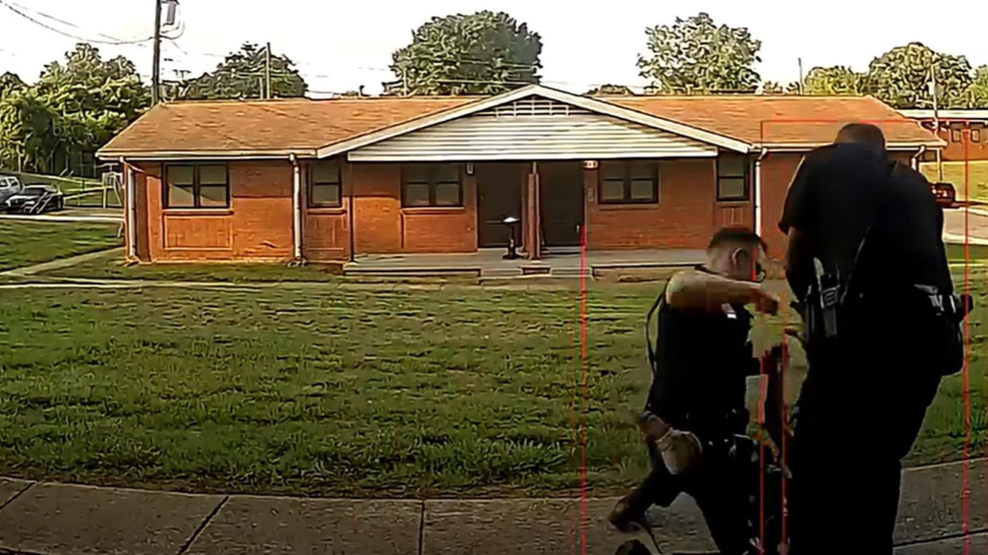 NC officer suspended after punching woman during arrest