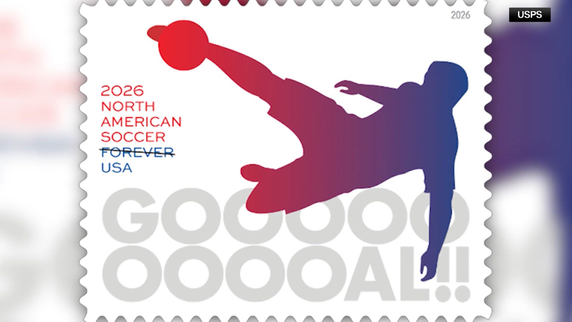 Goooooal! New US Postal stamp celebrates soccer