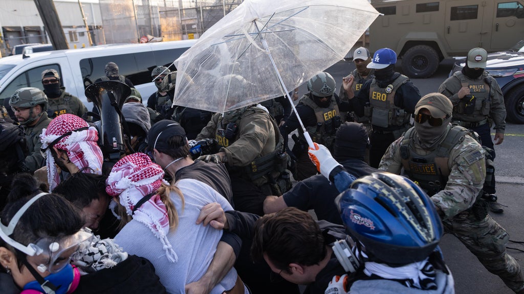 Gov. Mikie Sherrill establishes peaceful, protected protest zone ...