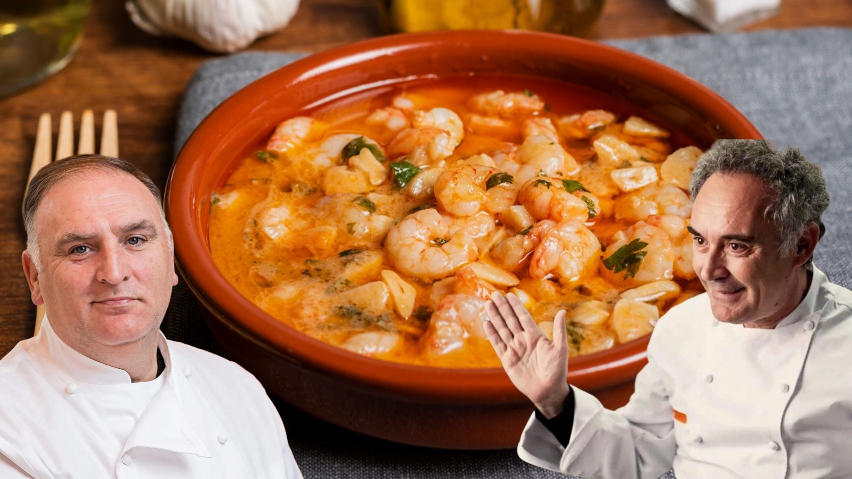 Ferran Adrià y el chef José Andrés coinciden: las gambas al ajillo más ...