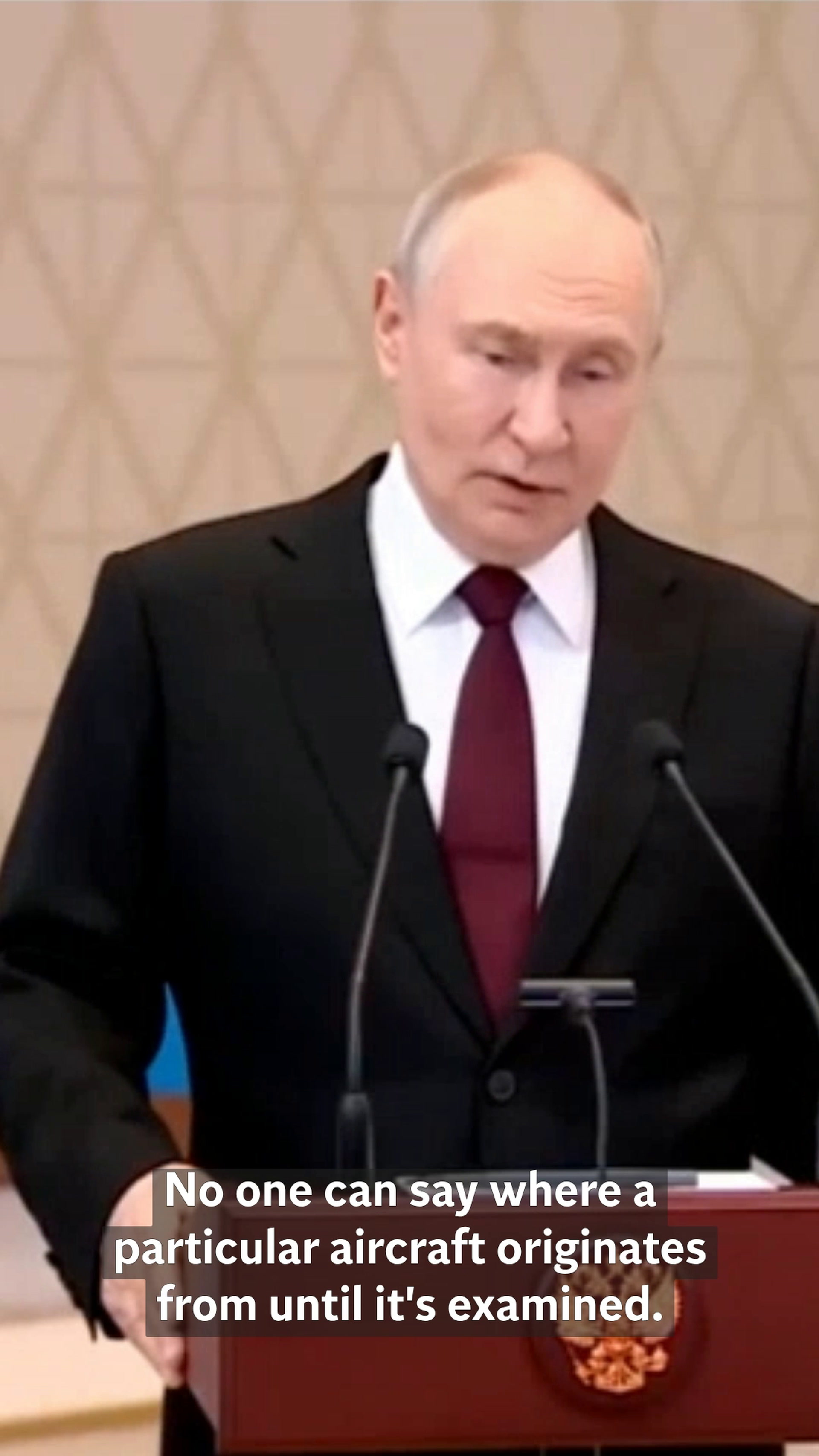 Social Putin denies Russian drone struck Romania