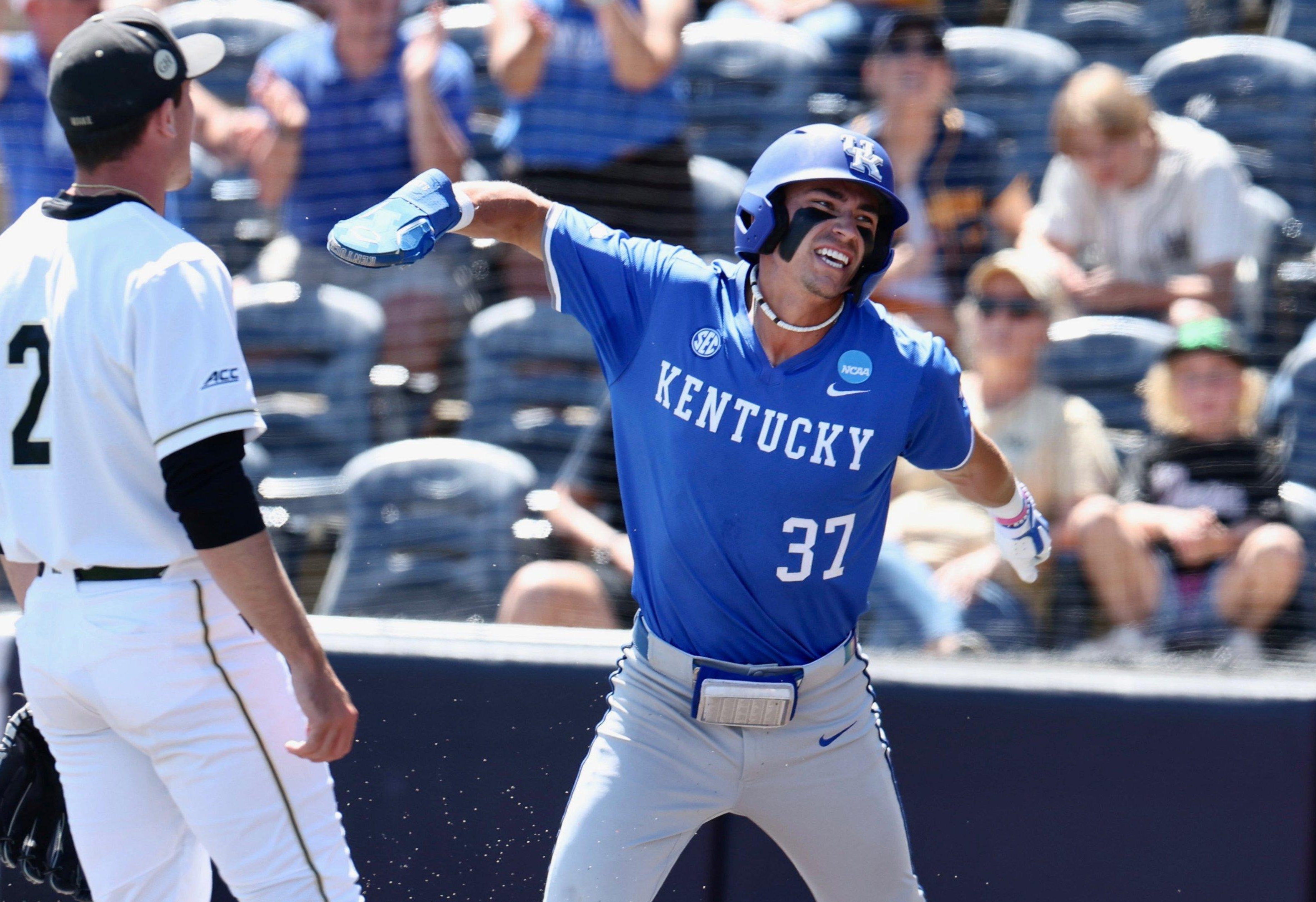 Kentucky baseball wins thriller vs. Wake Forest to open NCAA Tournament ...