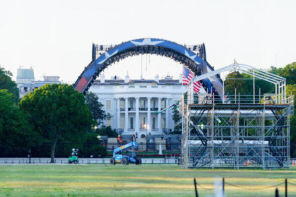 Rapper goes on seven-minute toilet rant as he defends Trump's MAGA festival