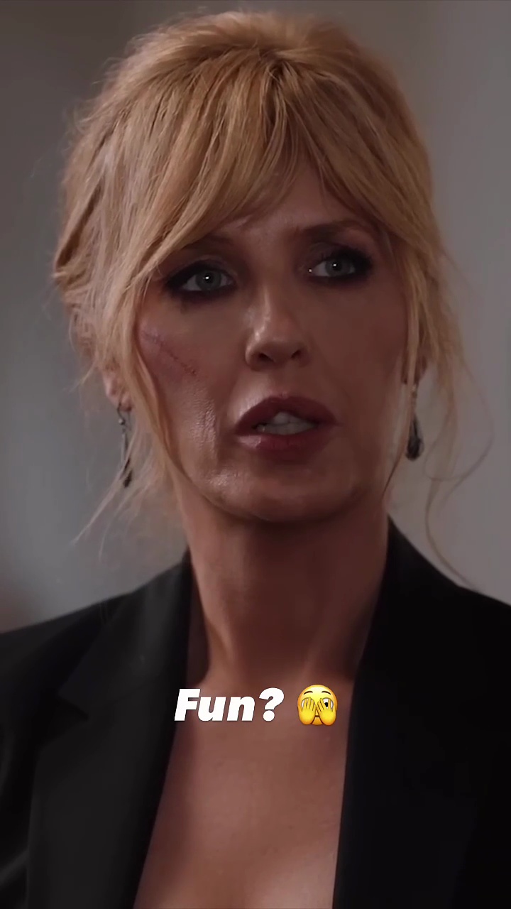 Beth is having too much fun on Yellowstone