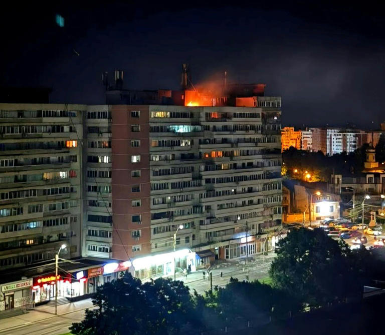 Russia accused over drone that hit Romanian apartment block, Putin hits ...