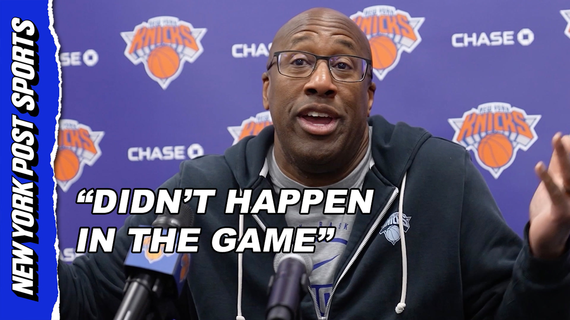 Mike Brown speaks out on Mitchell Robinson's out-of-game injury