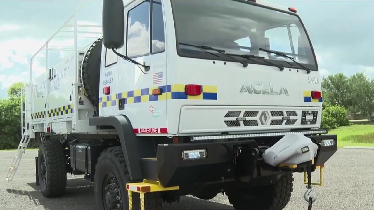 Manatee County unveils high-water rescue vehicle
