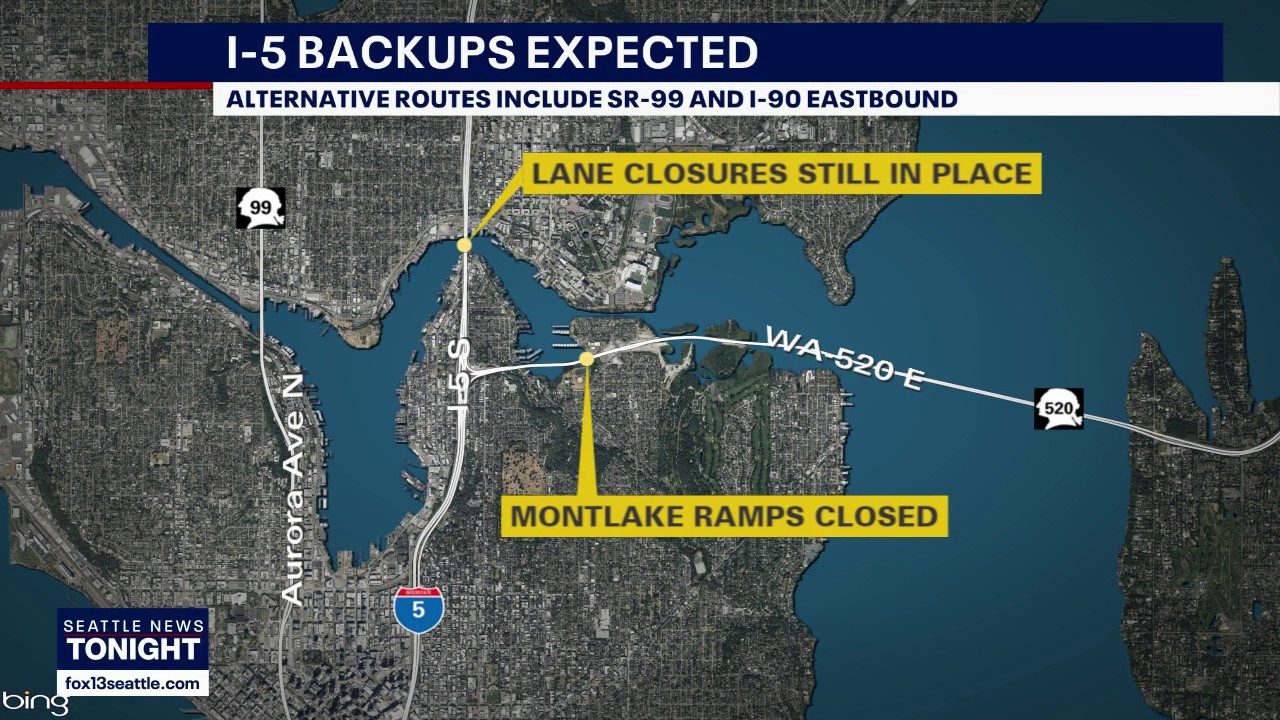 Another round of road closures to impact Seattle area weekend drivers