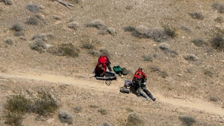 Motorcyclist with possible hip fracture rescued in northwest Las Vegas ...
