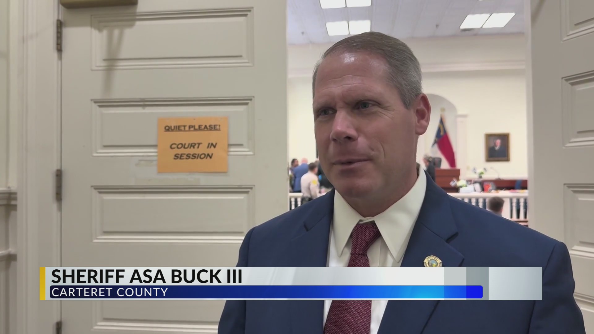 Carteret County Sheriff's Office says goodbye to Sheriff Buck