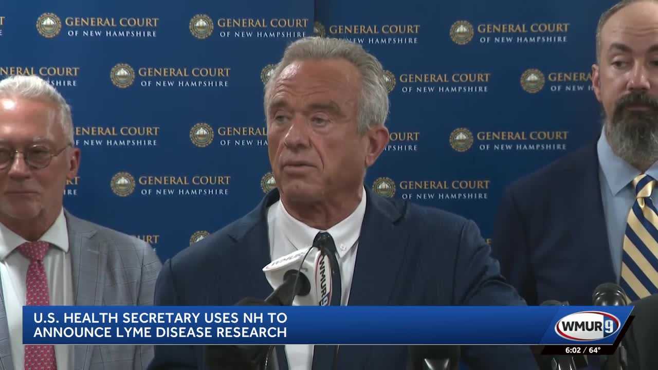 Kennedy announces new research on Lyme disease in New Hampshire visit