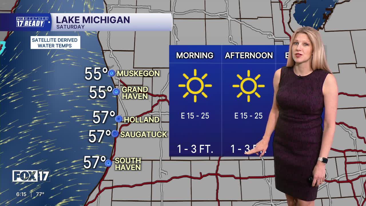 Friday late PM forecast: Breezy Saturday, nice stretch
