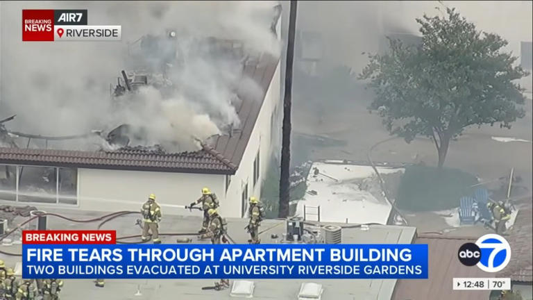UC Riverside students left homeless as massive fire rips through ...
