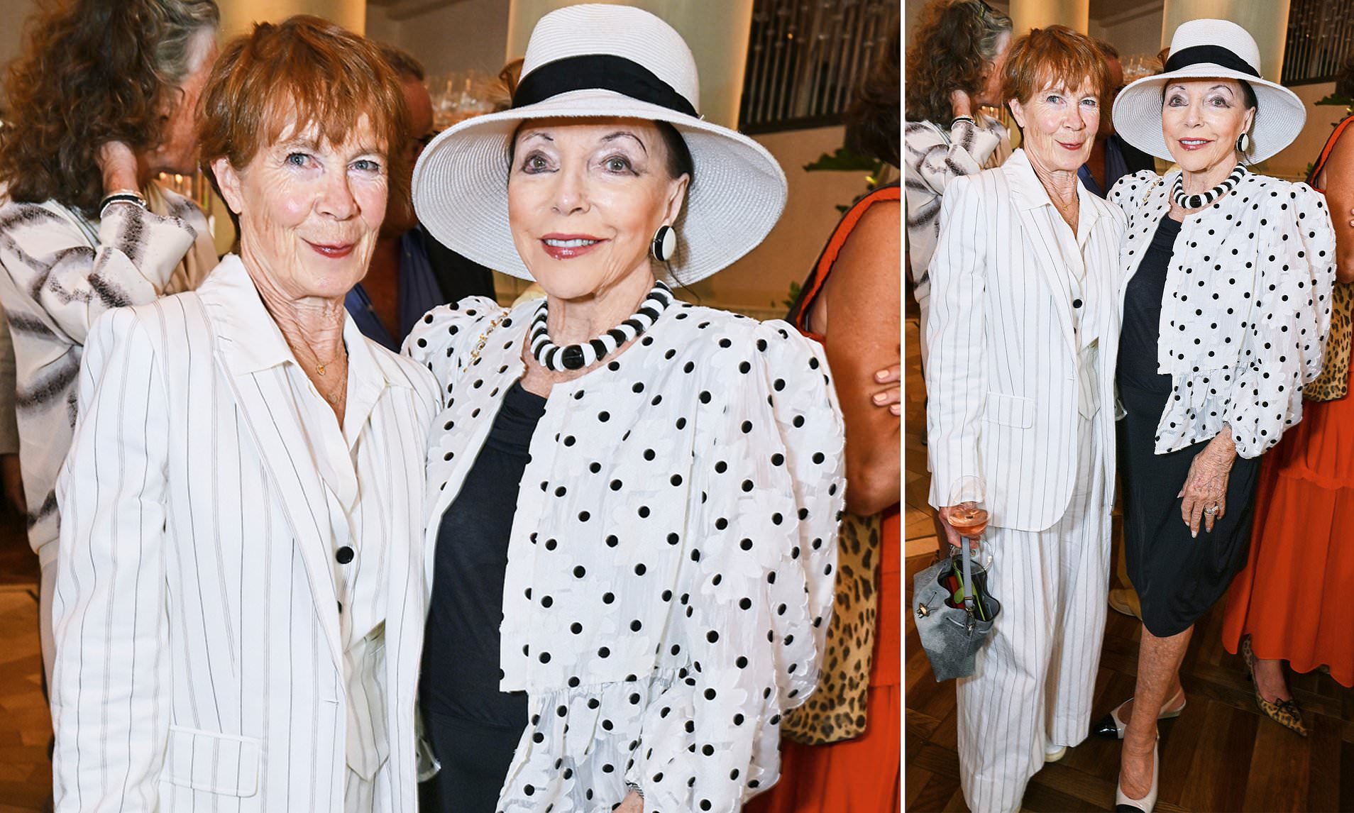 Celia Imrie, 73, and Joan Collins, 93, look youthful at the Casting ...