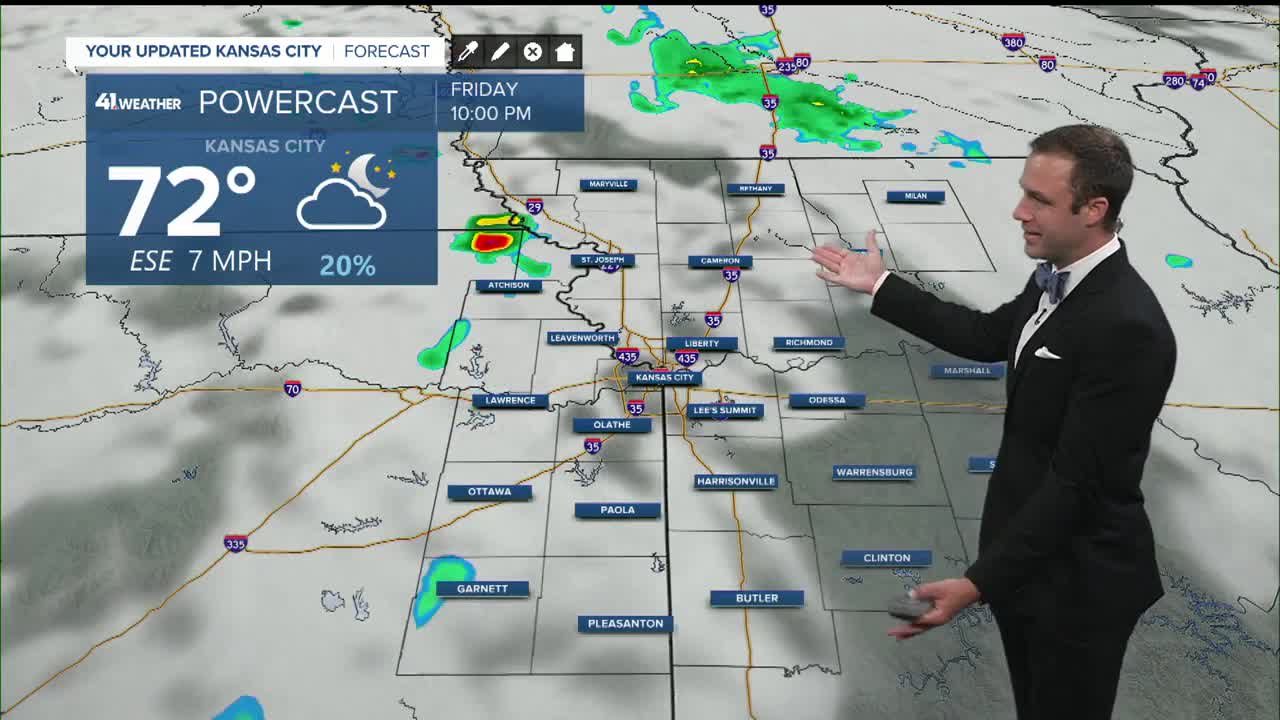 KSHB 41 weather Friday evening update