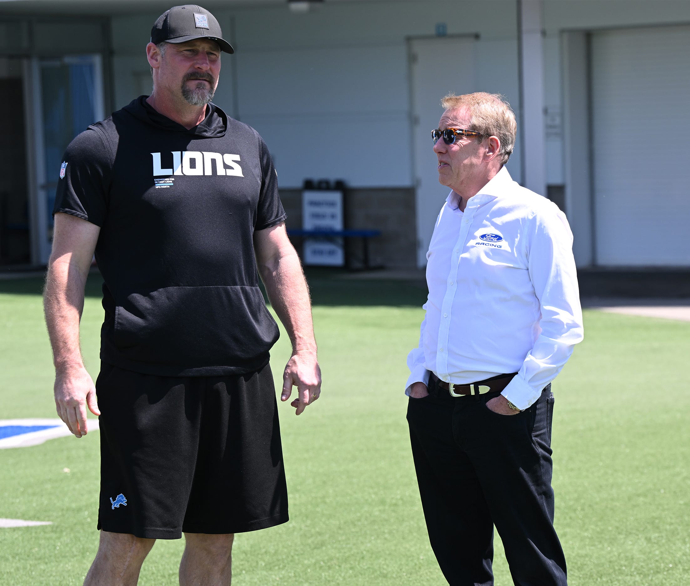 Dan Campbell shows his scars as Lions get back on saddle at OTAs