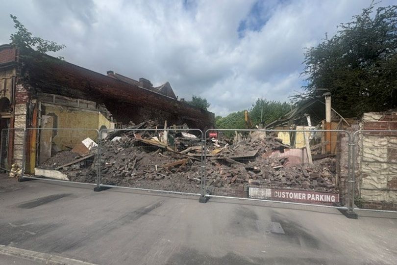 Iconic former Tommy's House of Fires building demolished following collapse