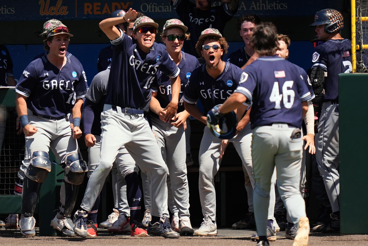 National title hopeful UCLA stunned in loss to Saint Mary's in regional ...
