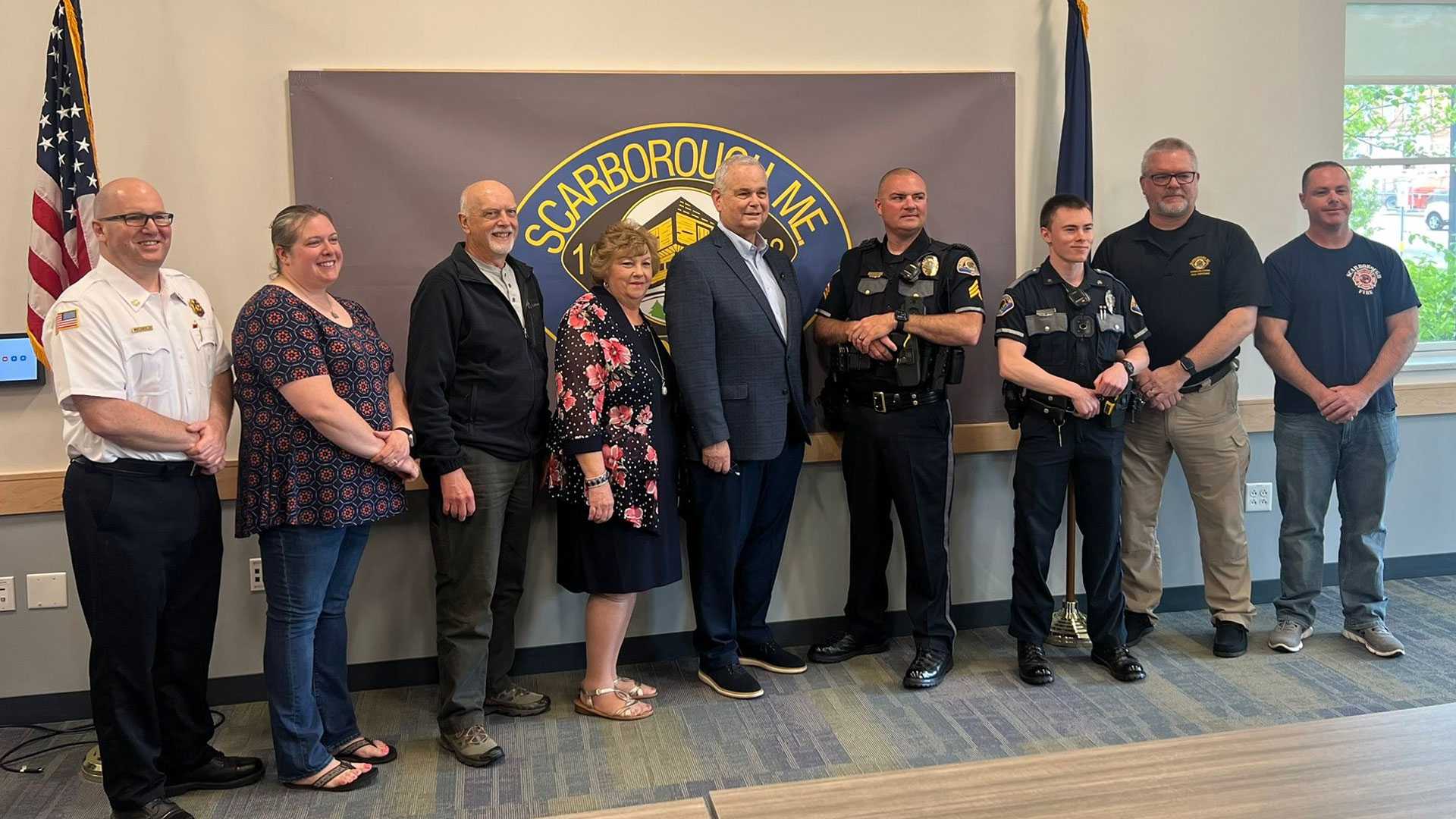 Maine minister who survived heart attack meets with first responders ...