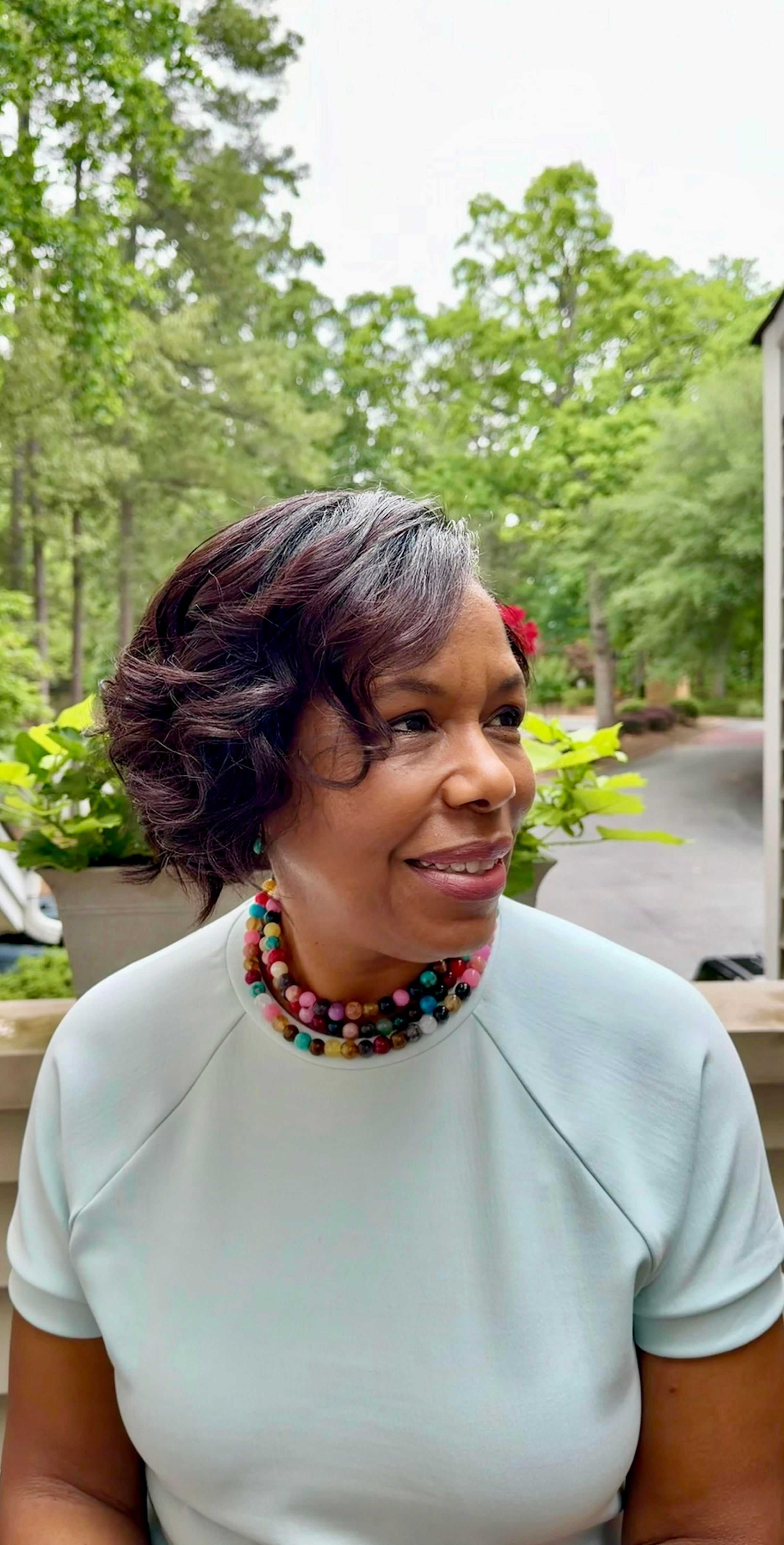 What happens to relaxed hair during menopause?