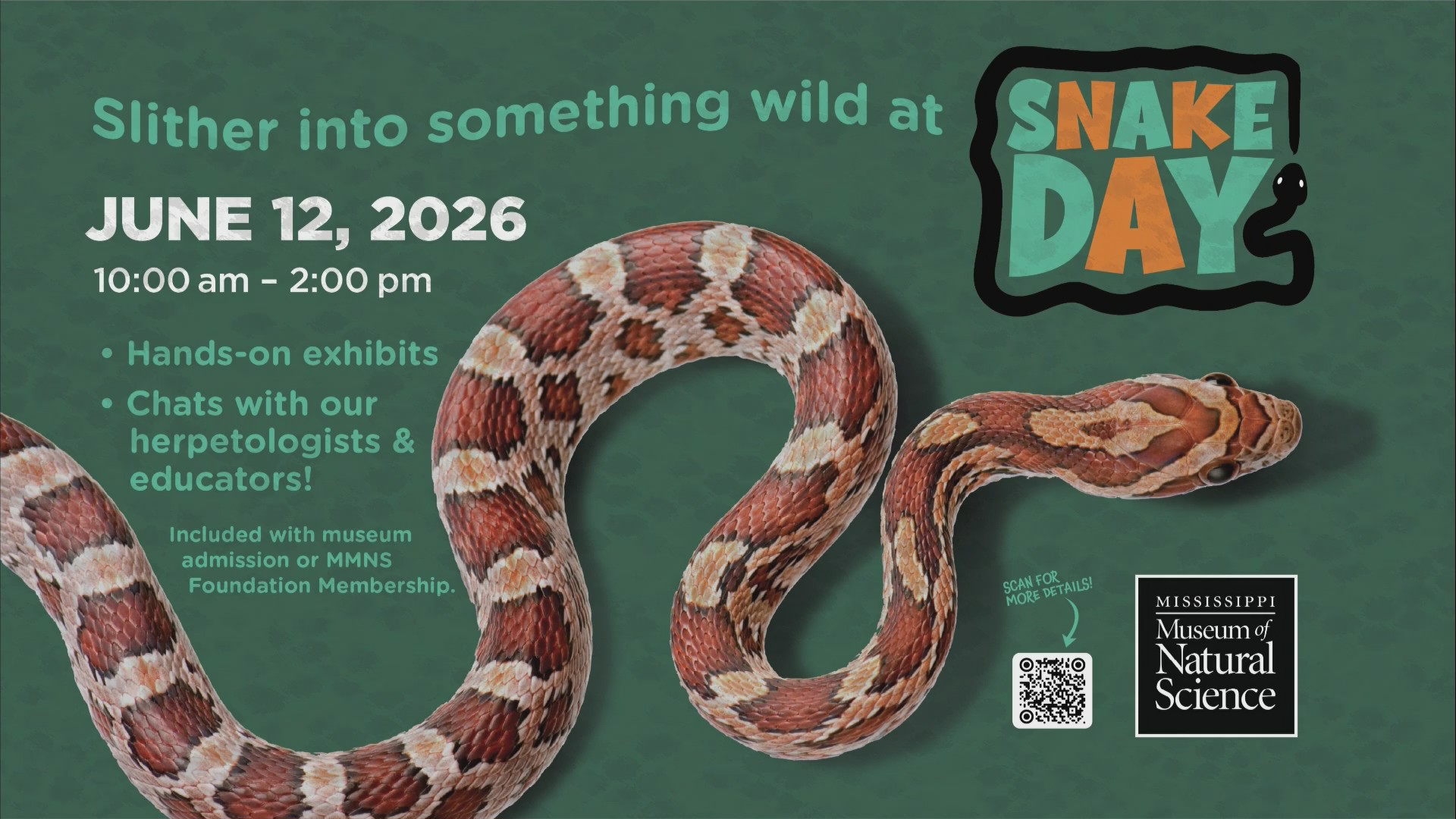 Upcoming events at Mississippi Museum of Natural Science