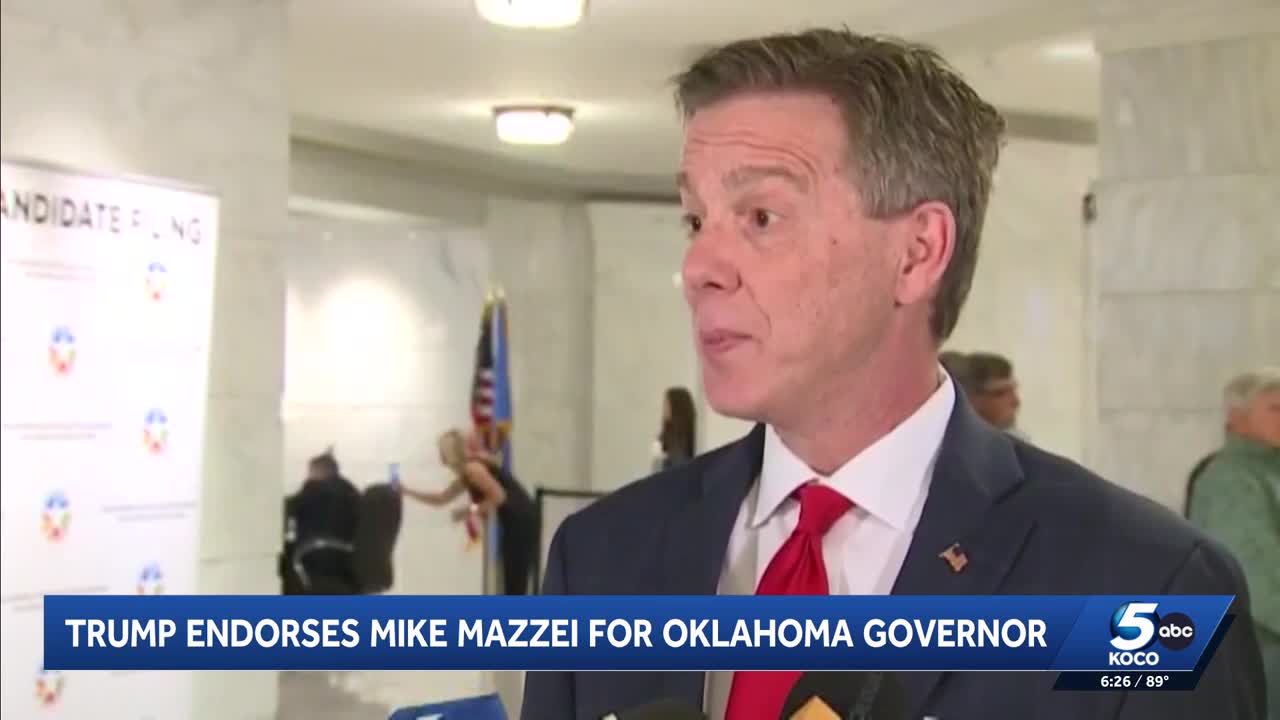 Donald Trump endorses Mike Mazzei for Oklahoma governor