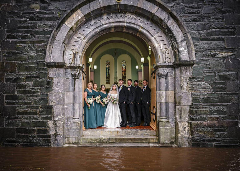 Wedding of the week: We married during Storm Amy as Gougane Barra flooded