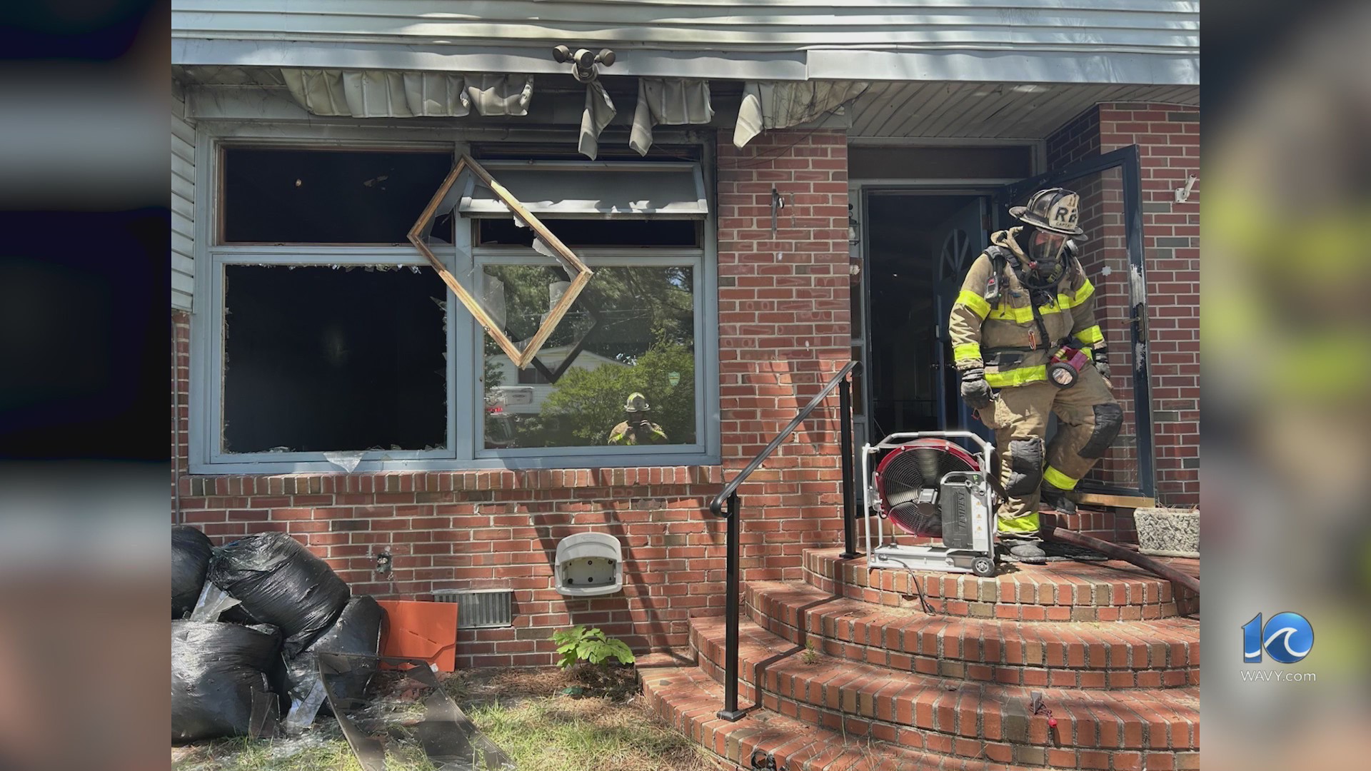 Norfolk Fire & Rescue responds to house fire on Krick St.