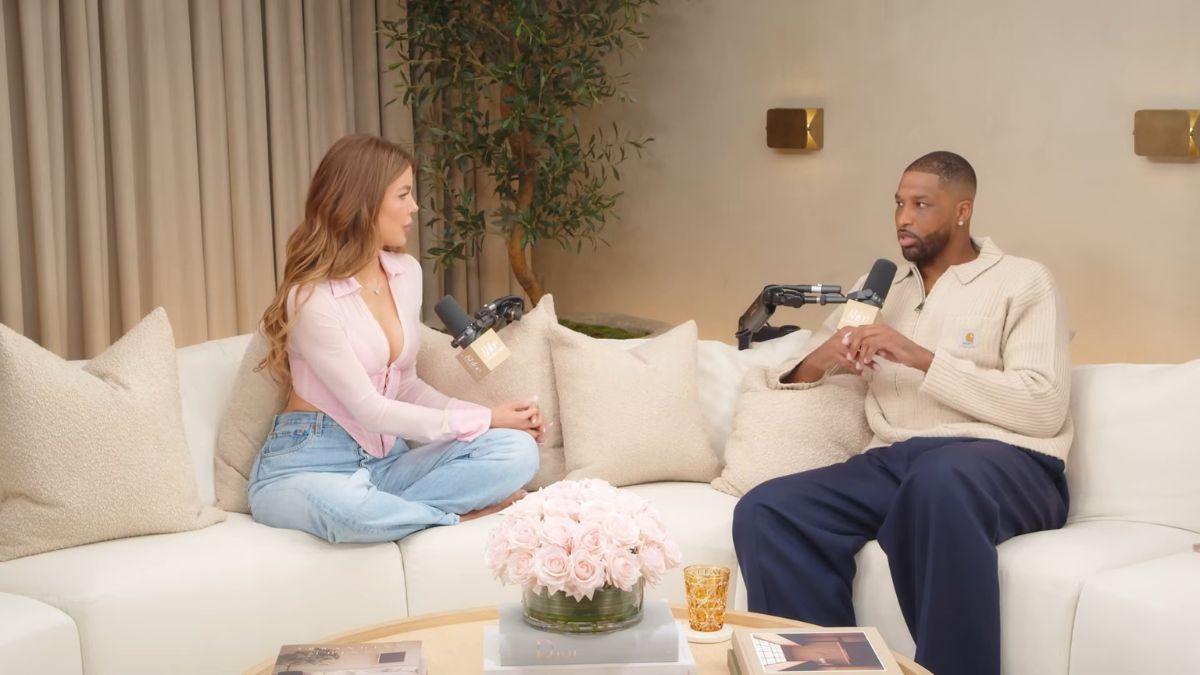 Khloé Kardashian and Tristan Thompson engage in awkward exchange after ...