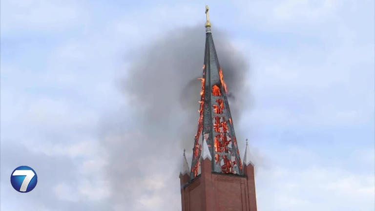 Community remembers historic Catholic church destroyed in fire 1 year later