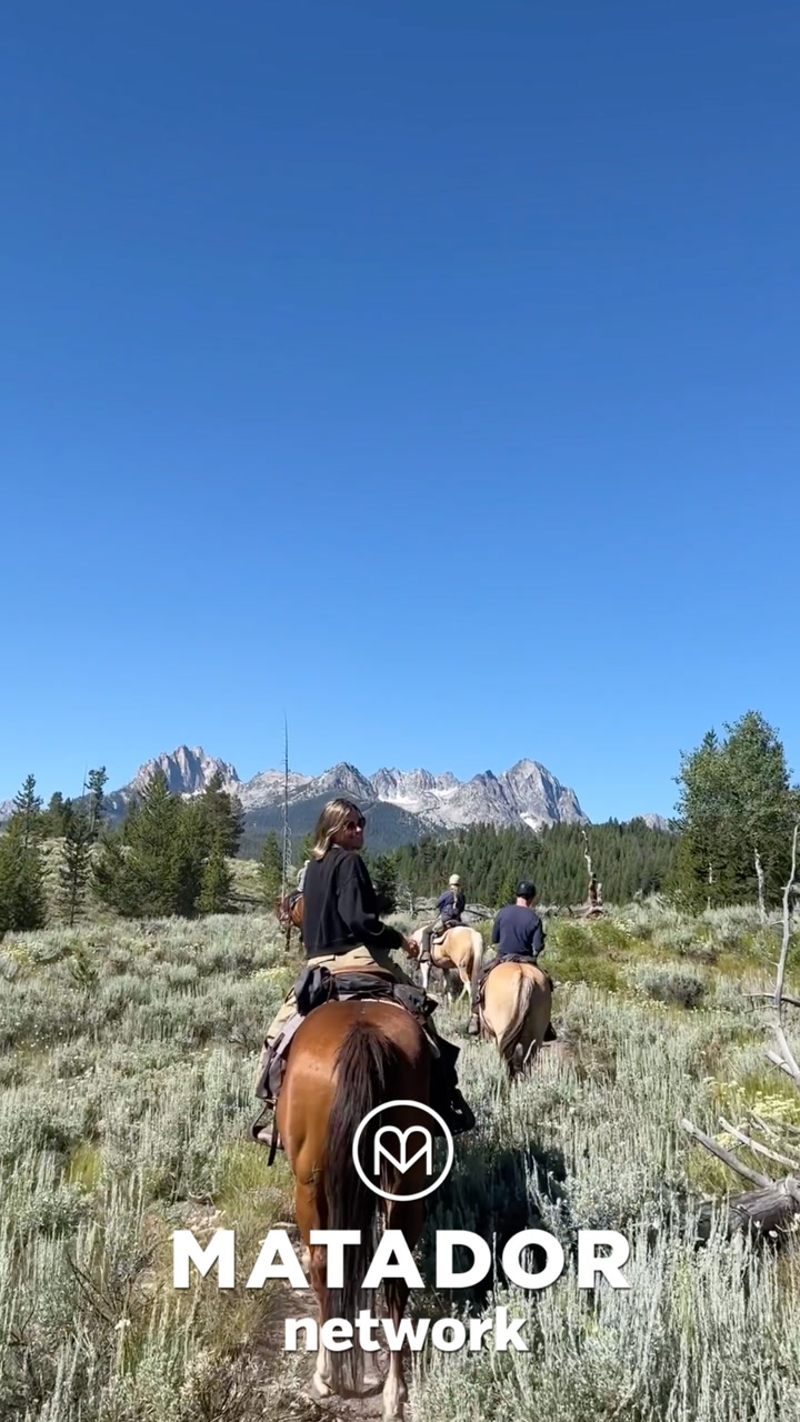 Stanley’s Redfish Lake is a prime spot for horse trekking in Idaho
