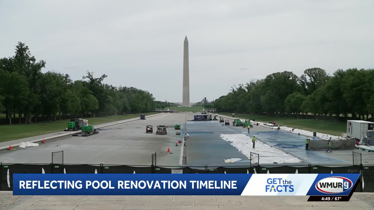 PolitiFact evaluates Trump's statements on reflecting pool