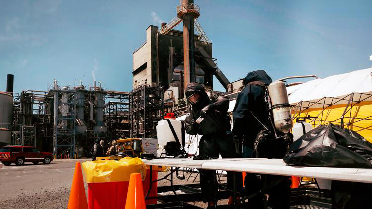 Sulfur odor reported in Longview linked to Nippon Dynawave cleanup
