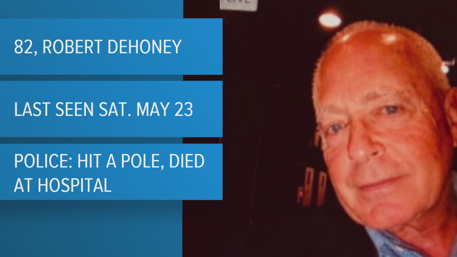 82-year-old reported missing discovered to have died in car crash