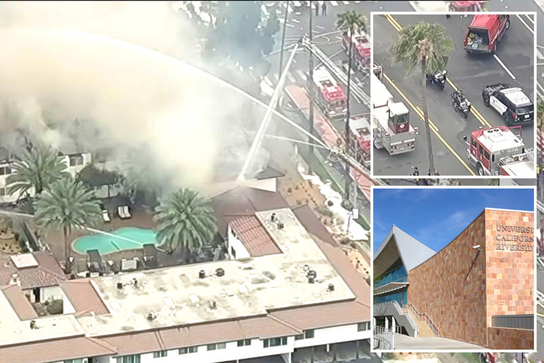 UC Riverside students left homeless as massive fire rips through ...