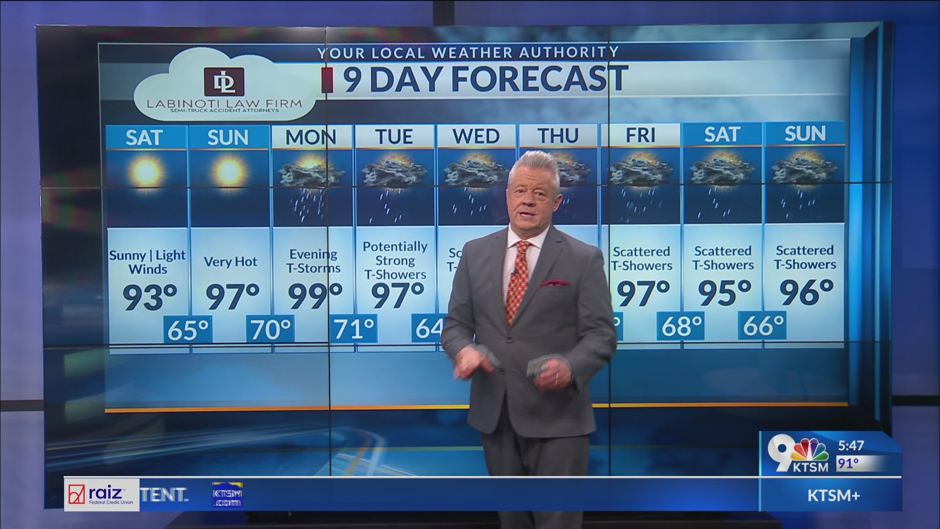 Stormy week on way to El Paso area