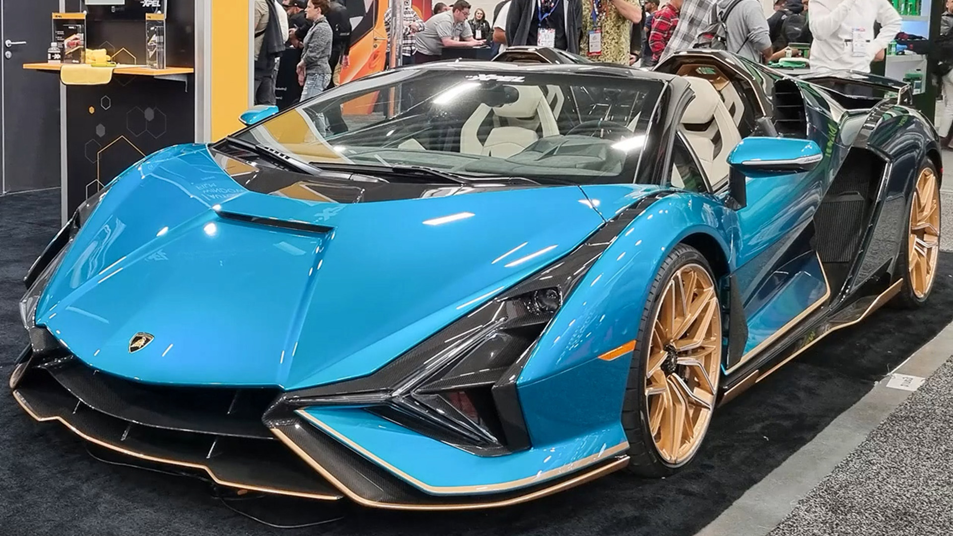 This Lamborghini Sián was one of the wildest cars at SEMA