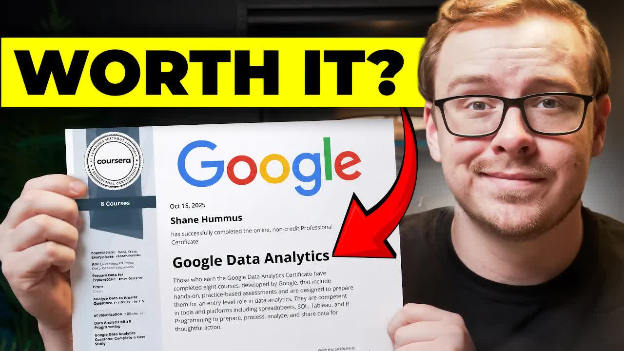 Is the Google Data Analytics Certificate still worth it in 2026? (AI ...