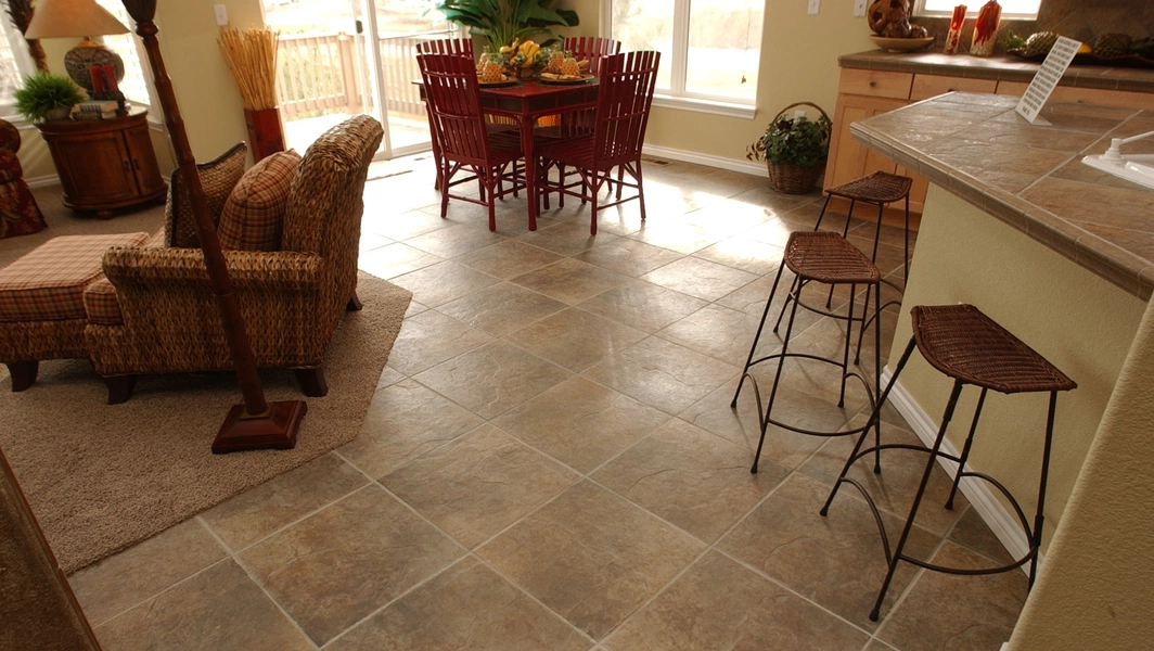 Designers move away from cool-toned kitchen floors in 2026