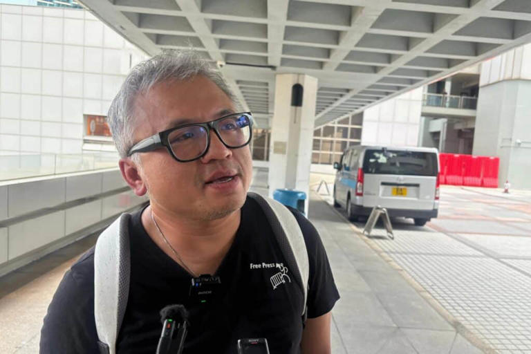 Former head of Hong Kong journalist group jailed for obstructing police