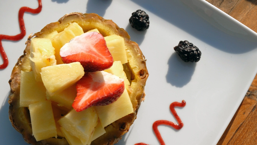 Pineapple cake with cream topping debuts as tropical treat