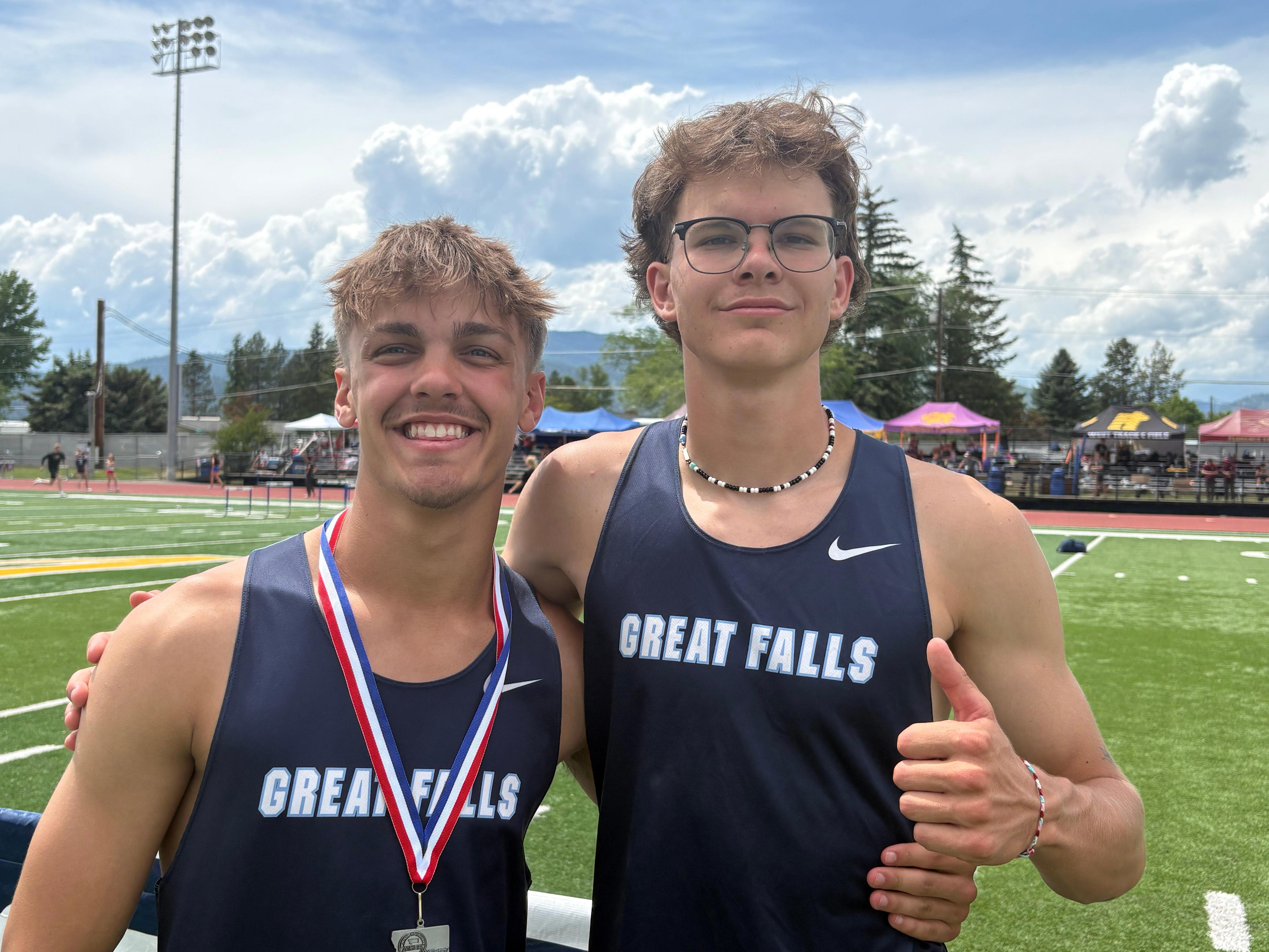 Allen, Bergeron earn top 3 in pole vault for Great Falls High at state ...