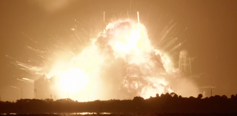 Blue Origin's New Glenn rocket ground test ends in fiery Florida explosion