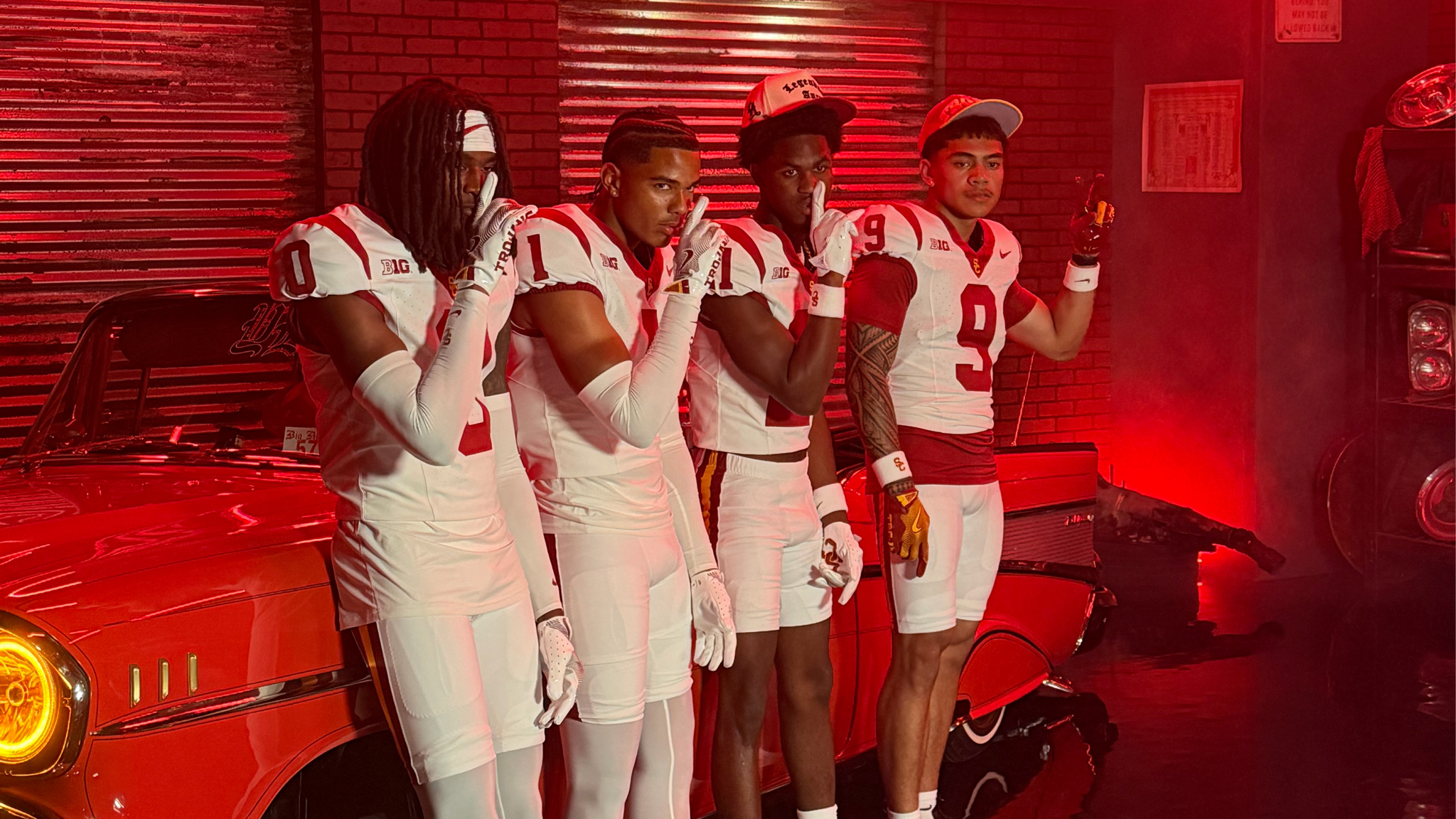 USC commits unveil new look during first 2026 official visit weekend