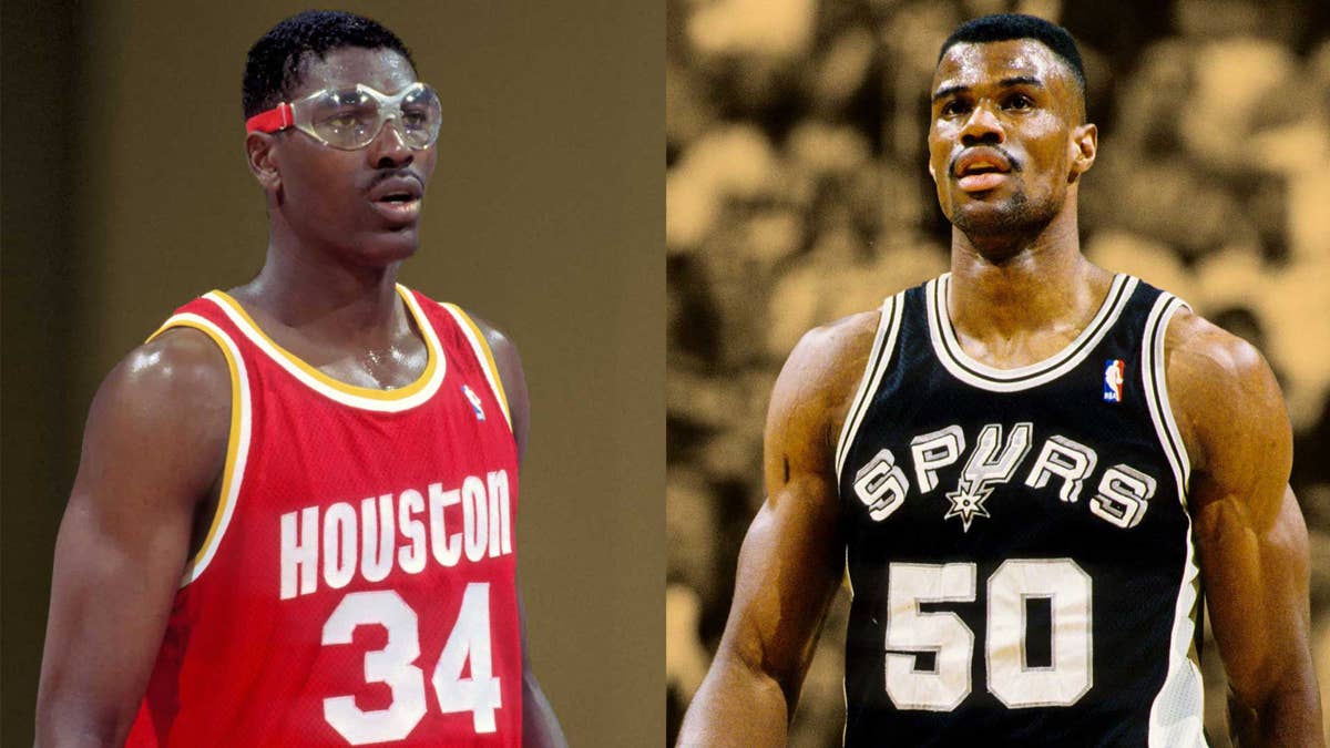 David Robinson was shocked after Hakeem Olajuwon schooled him in the ...