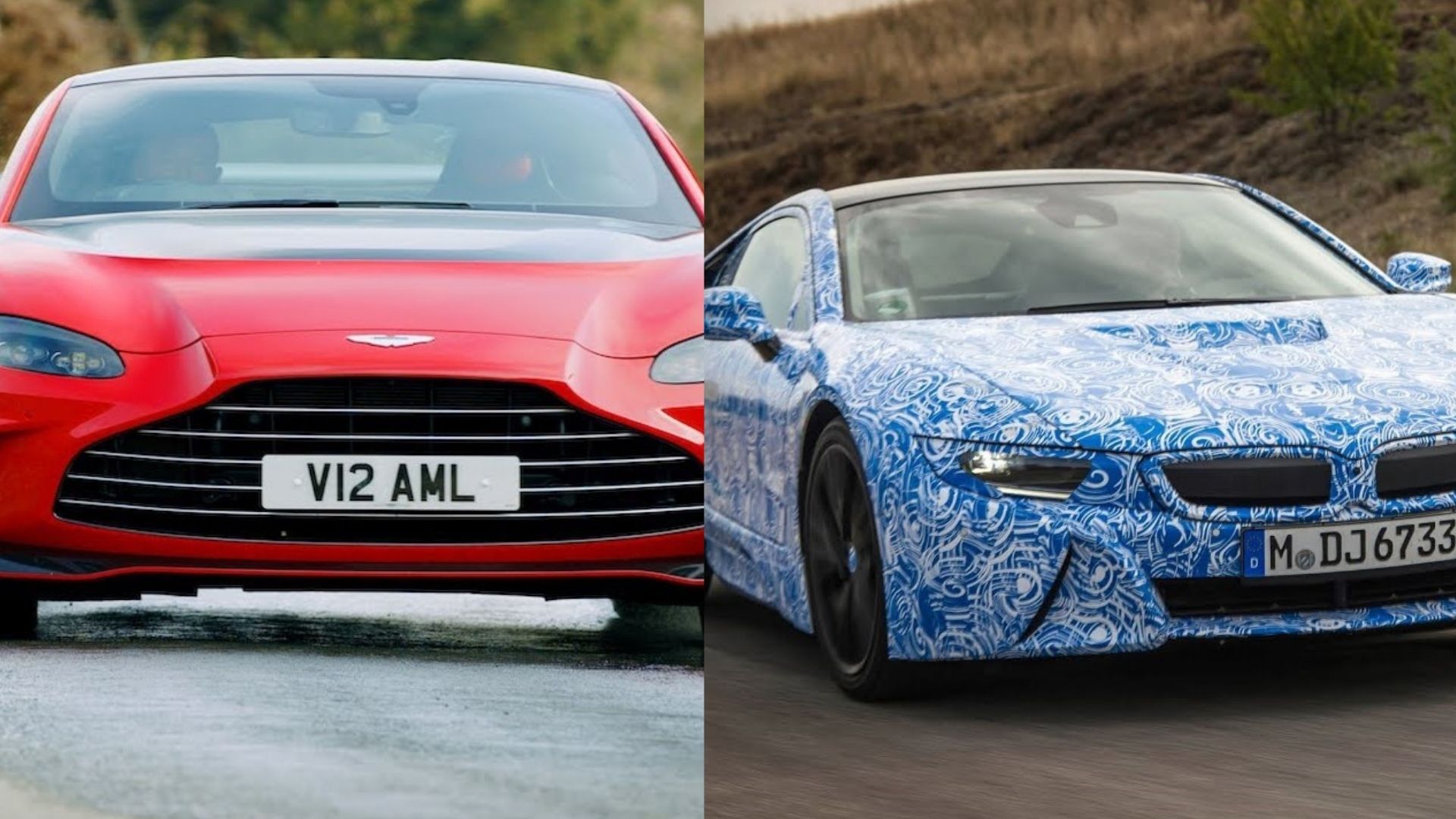 Aston Martin V12 Vantage v/s BMW i8