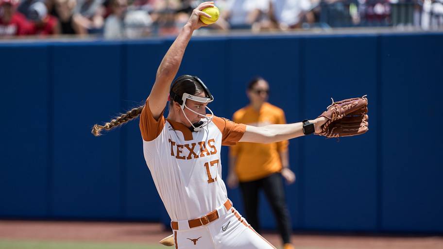 Teagan Kavan back to usual form and Texas softball stays alive in WCWS