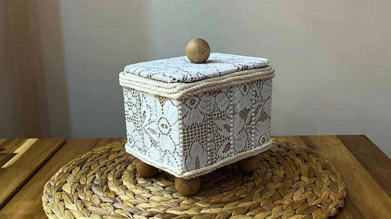This DIY turns empty toilet paper rolls into a neat countertop storage ...