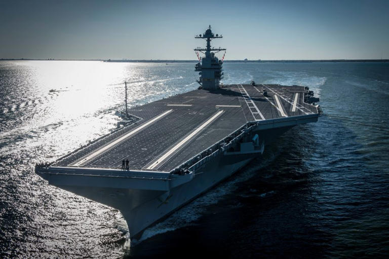 Navy plans to use Ford-class aircraft carrier to power Naval Station ...